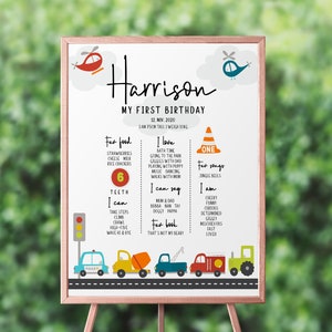 Car Invitation. Minimalist Modern Invitation. Transport Birthday ...