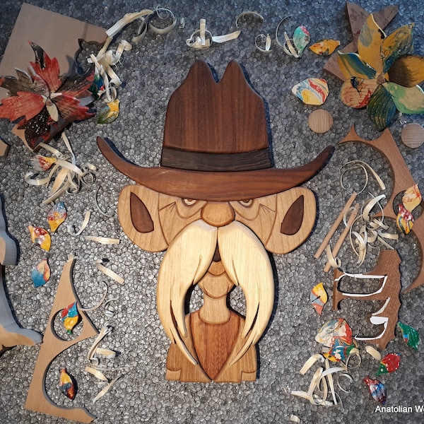 Wood Intarsia - Etsy