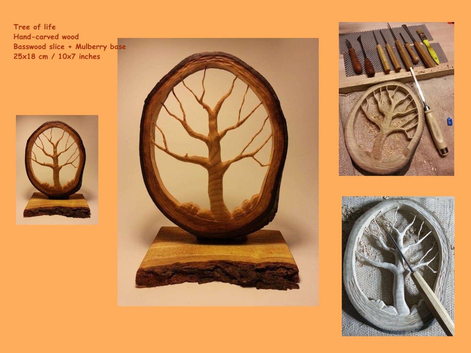 Wood Carving Tree of Life - Etsy