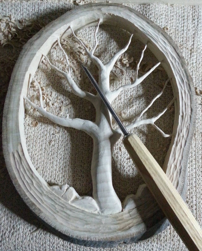 Wood Carving Tree of Life - Etsy