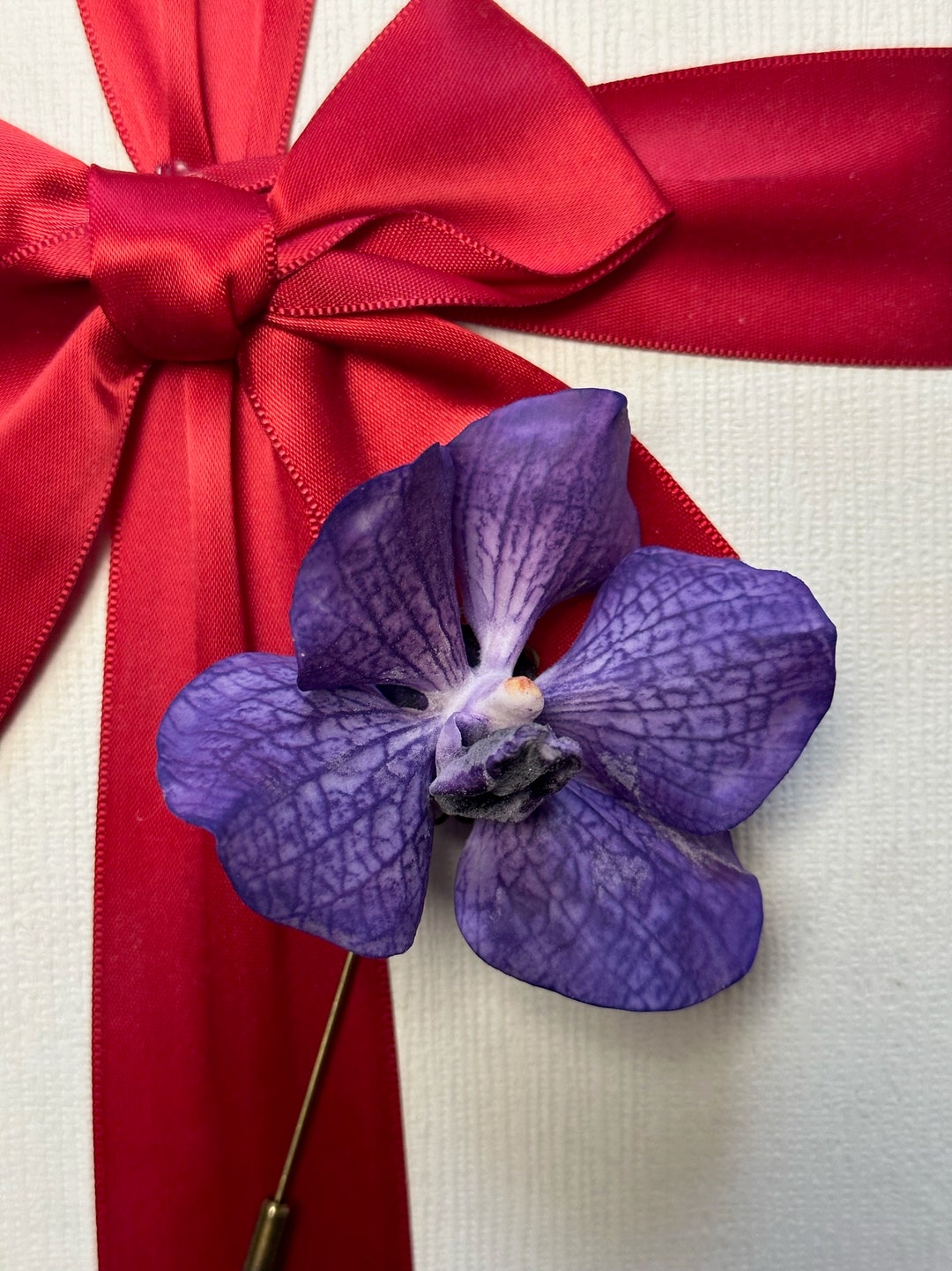 Brosche Orchidee Vanda Aus Floristischem Clay - Etsy