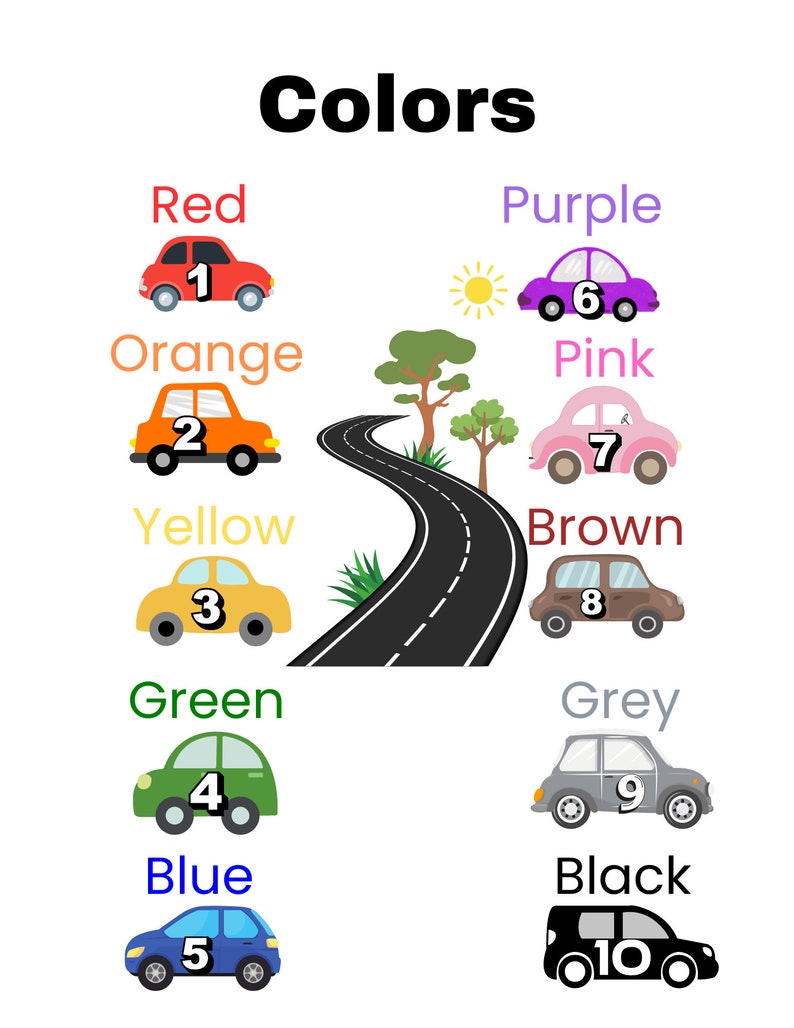 Days of the Week, Months of the Year, Printables, Colors, Kindergarten ...