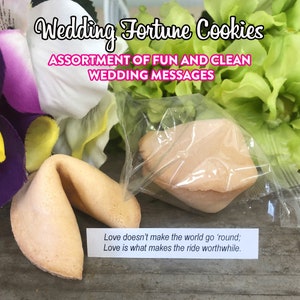 250 Wedding Themed Fortune Cookies Individually Wrapped (vegan) - Etsy
