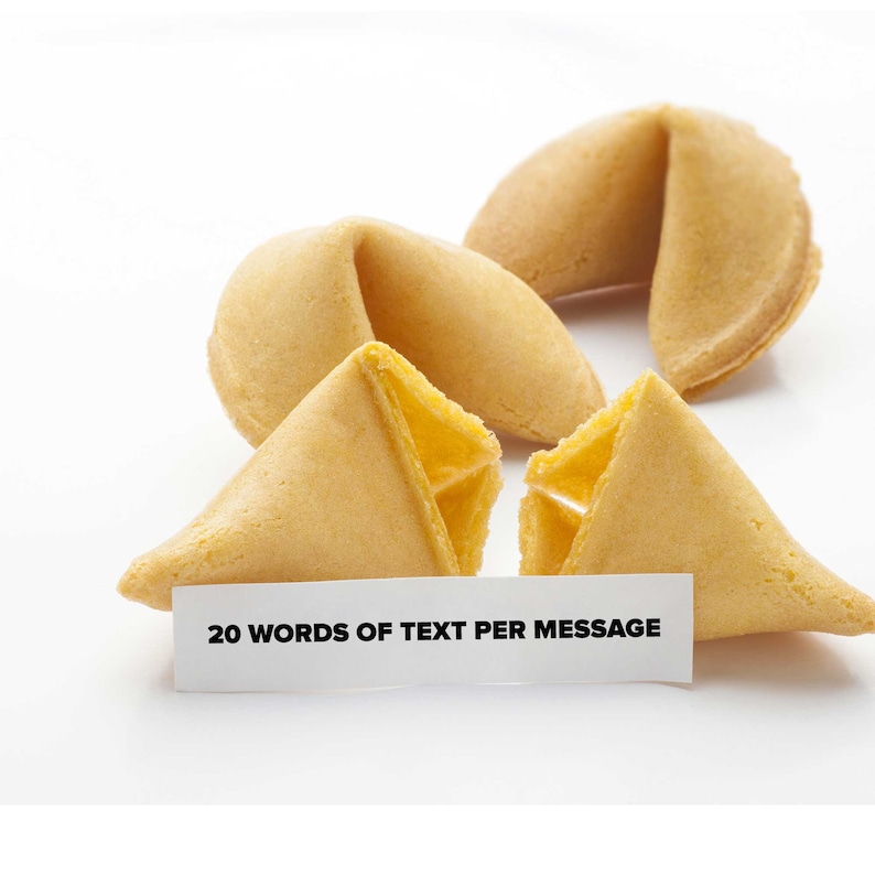 50 Personalized Fortune Cookies | Use Your Own Messages | Individually ...