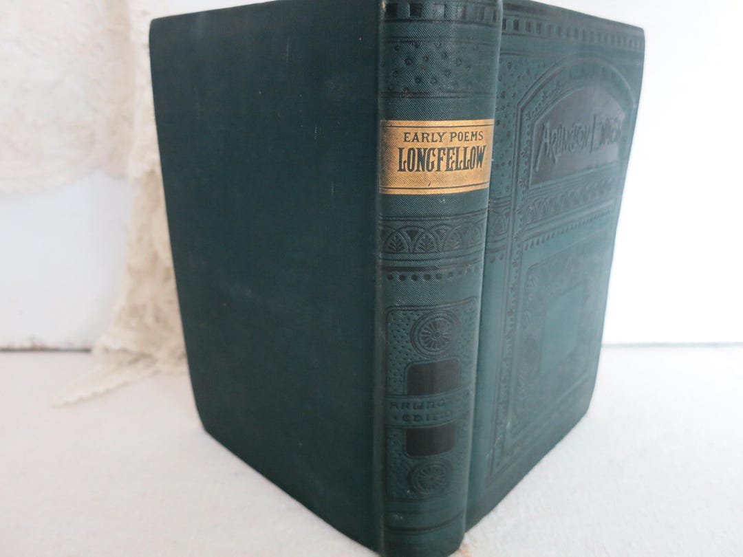 Antique 1880s Early Poems of Longfellow Henry Wadsworth Longfellow ...