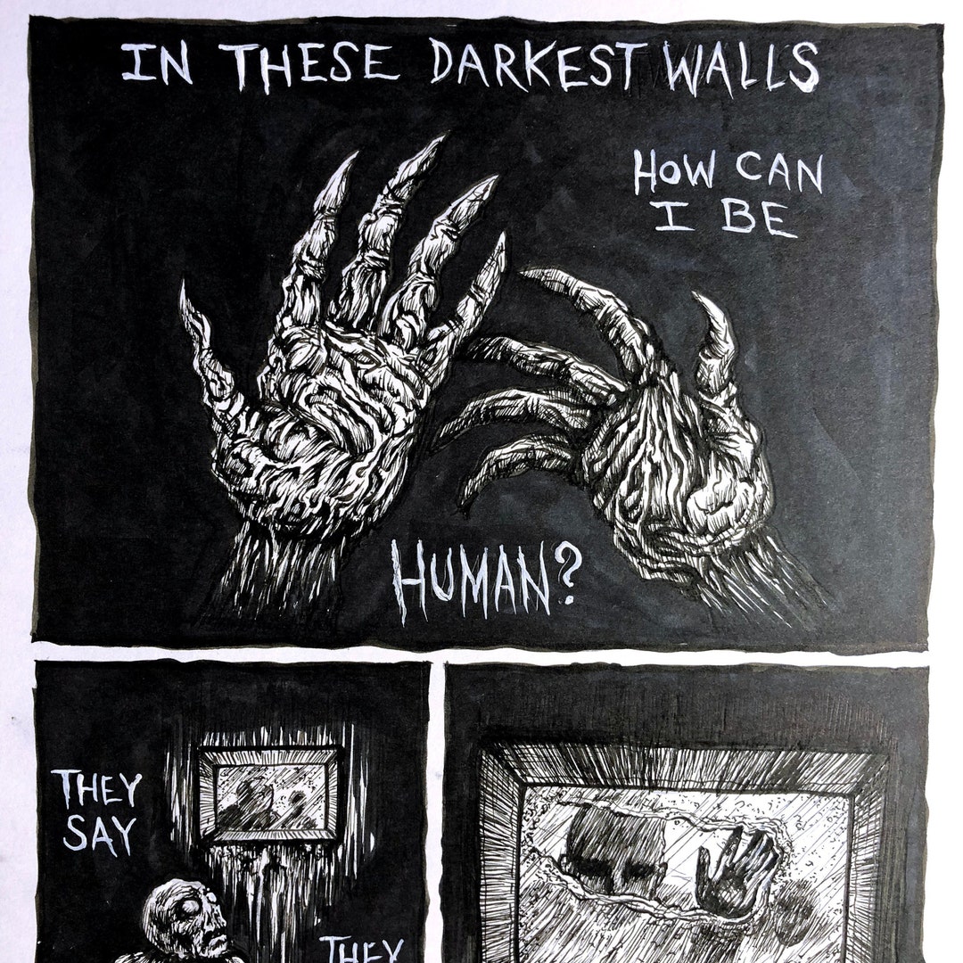 Celtic Frost Comic Art – Domain of Decay, Original Inked Illustration ...