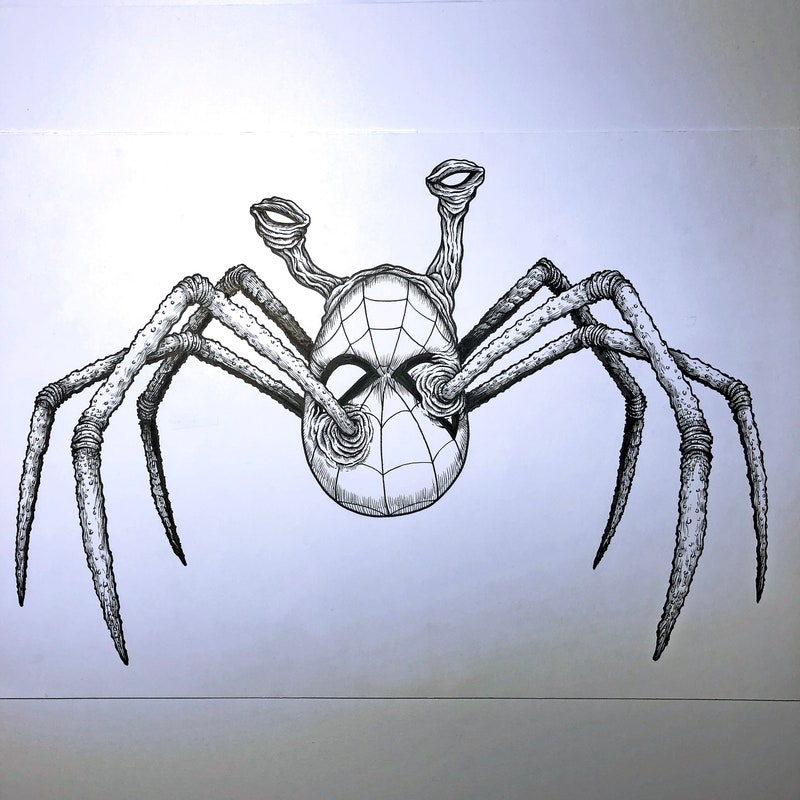 The Thing Spider Head - Etsy