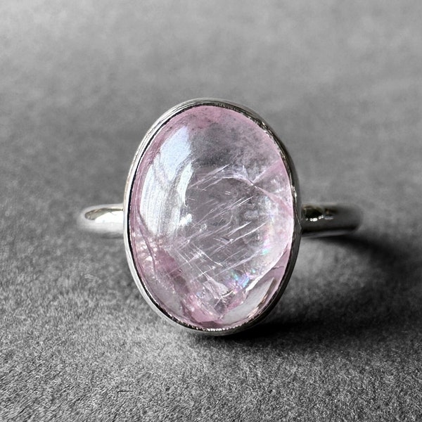 Pink Beryl Ring - Etsy