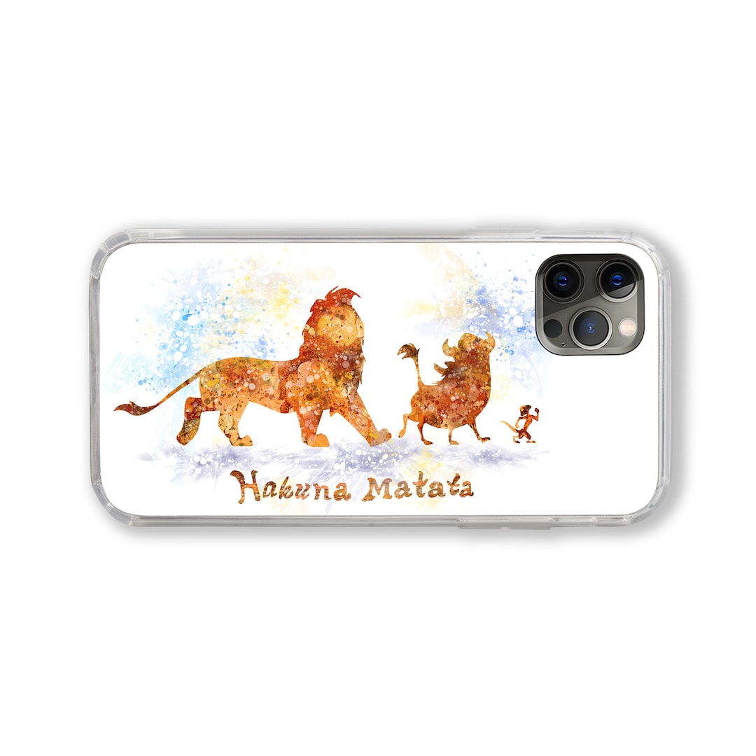 Hakuna Matata Lion King Simba Timon and Pumba Phone Case Picture ...