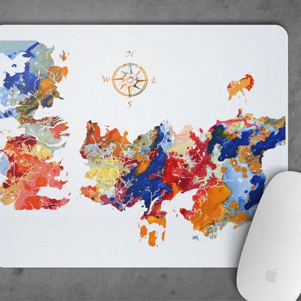 Westeros Map Mousepad - Etsy