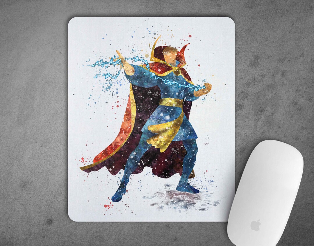 Doctor Strange Watercolor Mousepad Mouse Pad Art Print Decor Express ...