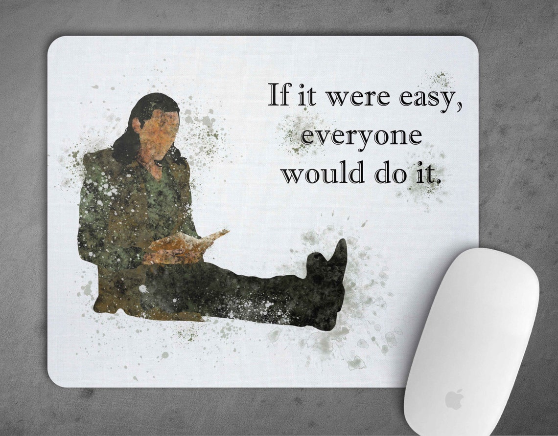 Loki Motivational Quotes Thor Watercolor Mousepad Mouse Pad - Etsy