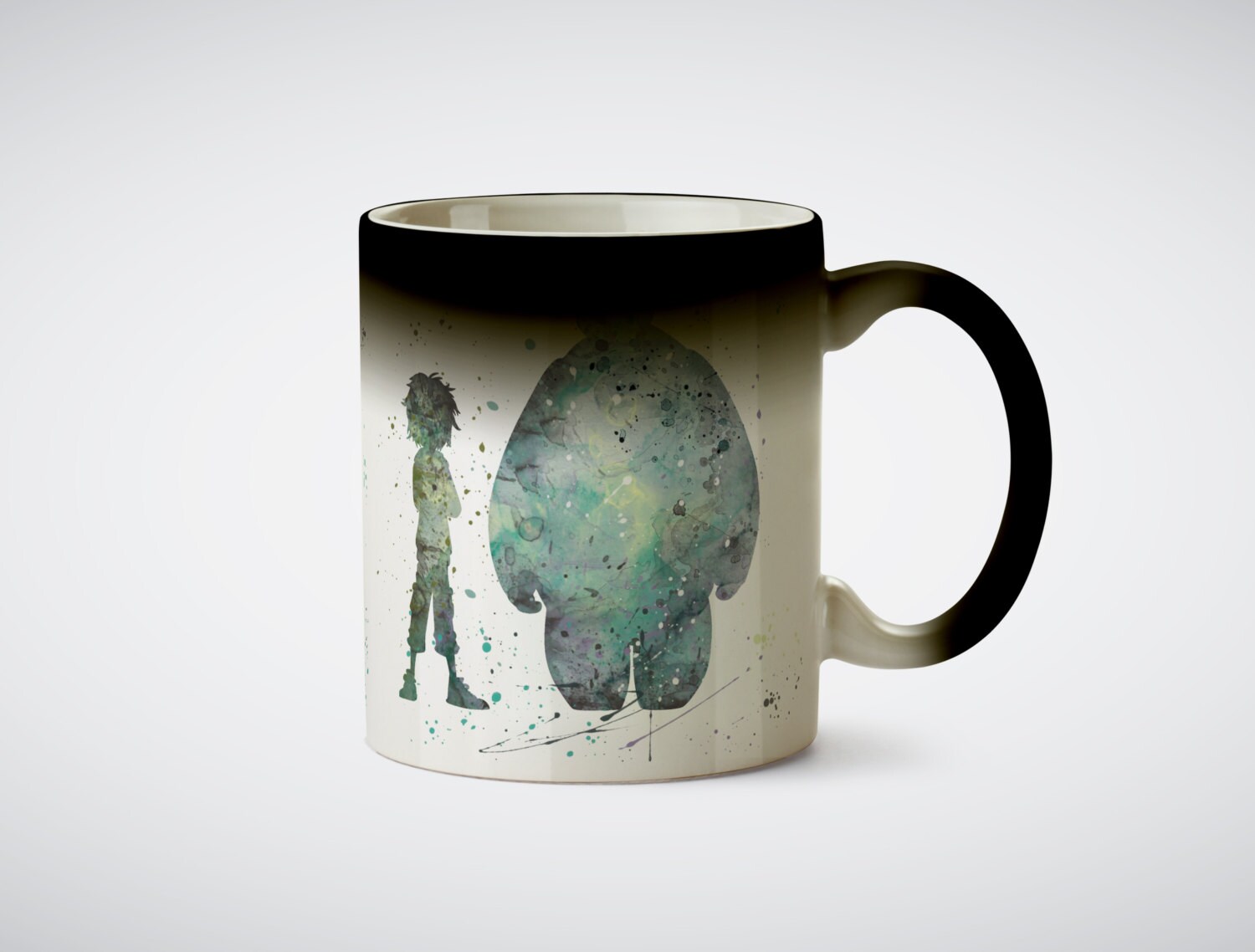 Hiro Hamada and Baymax Big Hero 6 Watercolor Art Print Cup - Etsy