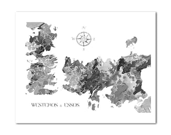 Map of Essos - Etsy