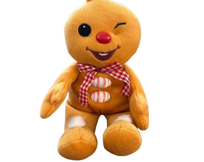 Vintage Jan Brett Gingerbread Baby Plush 2000 Stuffed Animal Plush G.P ...
