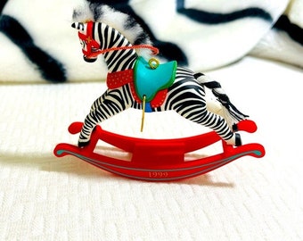Zebra Rocking Horse - Etsy