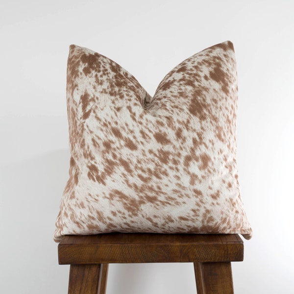 Cowhide Pillow - Etsy