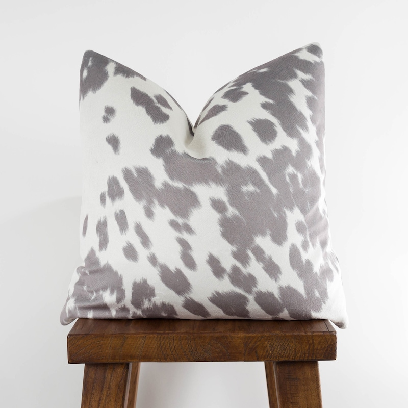 Cow Print Pillow - Etsy
