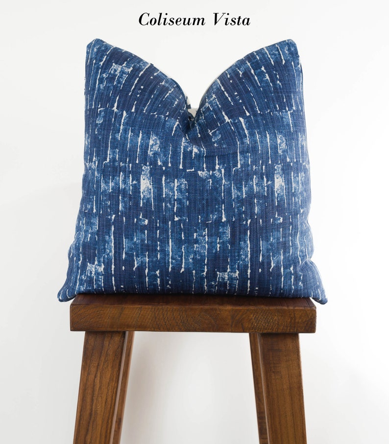 Coastal Pillow Cover Nautical Throw Pillows Navy Blue Coral - Etsy