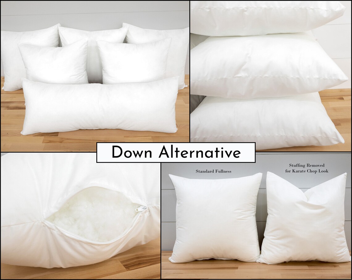 Adjustable Pillow Insert With Down Alternative Clusterfill - Etsy