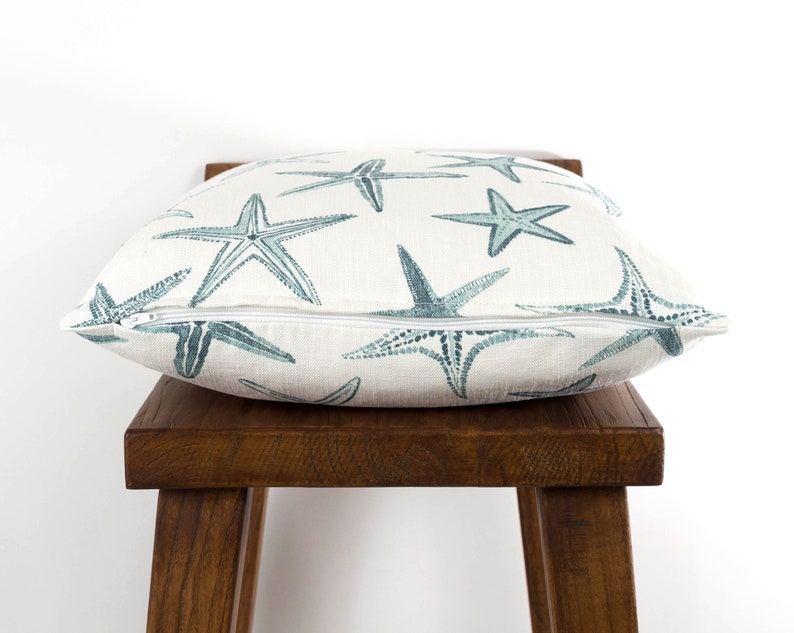 Starfish Pillow Cover in Harbor Luxe Linen Nautical Sea - Etsy