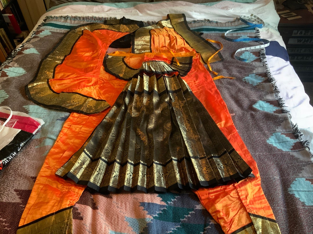 Custom Made Bharatanatyam Costume - Etsy