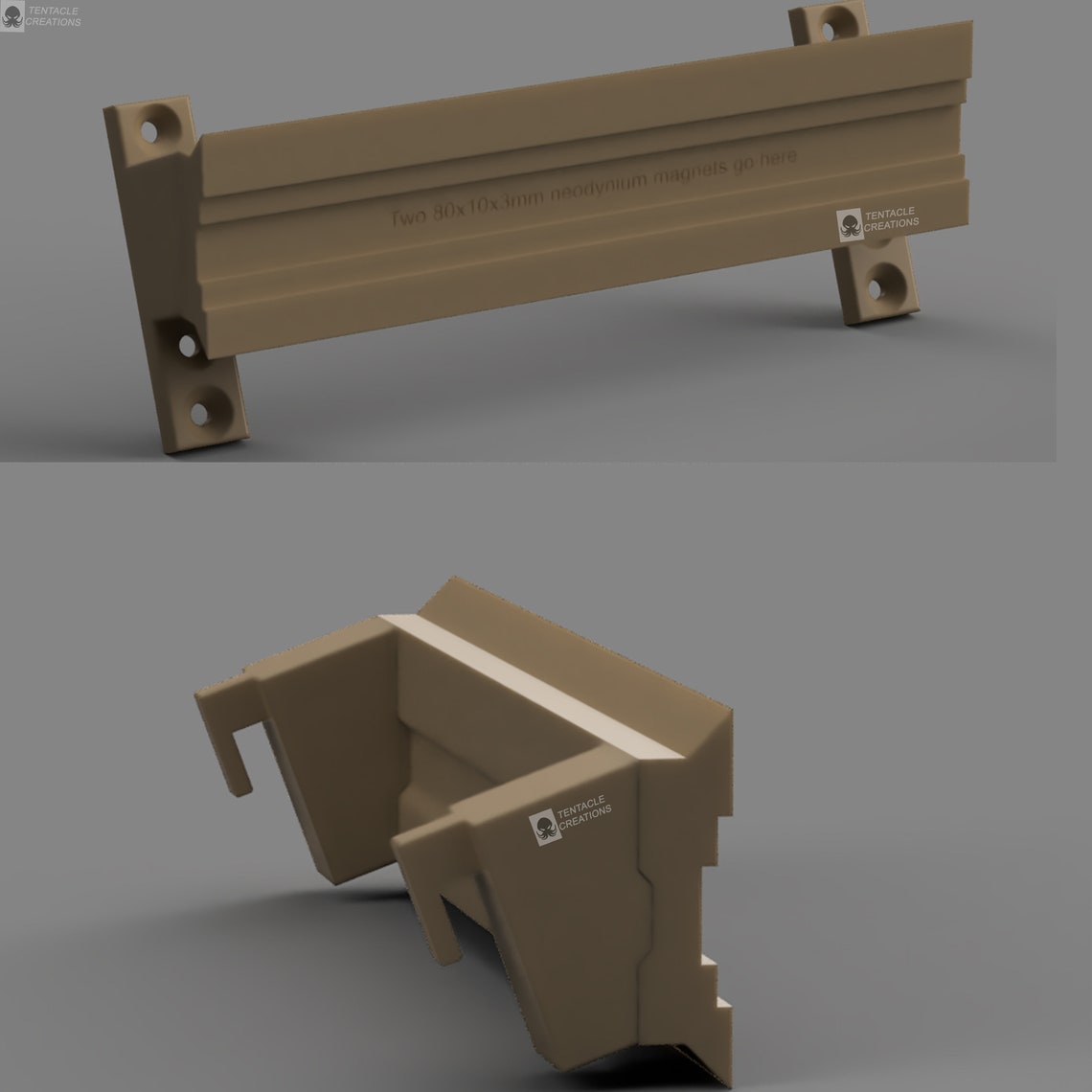 STL 3d File - Modular Paint Rack Wall Mounted Designed by ...