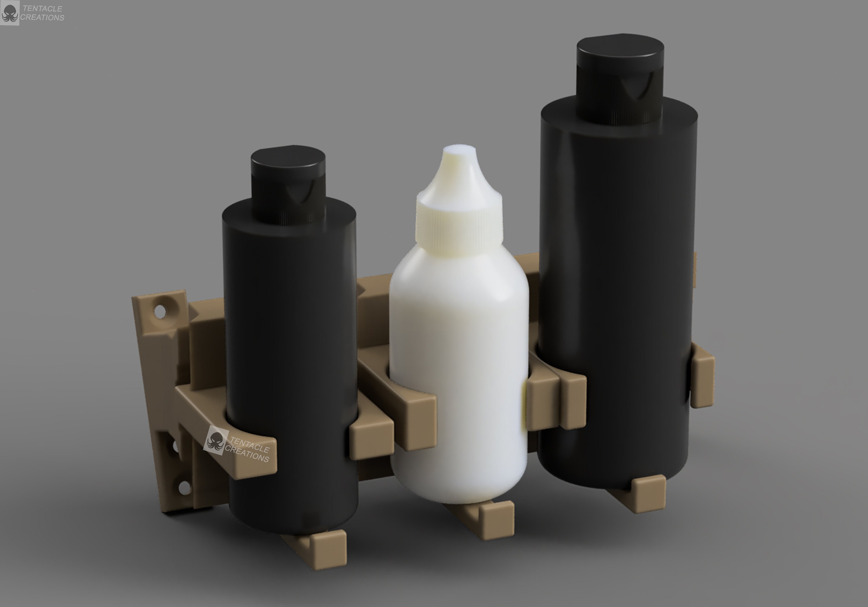 STL 3d File - Modular Paint Rack Wall Mounted Designed by ...