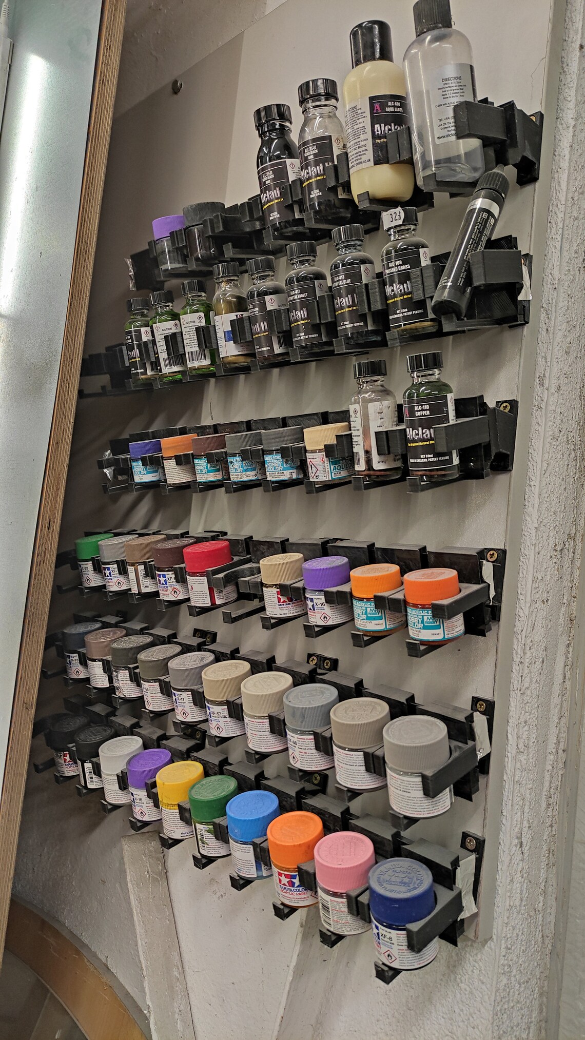 STL 3d File Modular Paint Rack Wall Mounted Designed by - Etsy