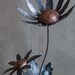 Metal Flowers Wrought Iron Daisy Metal Art by Thesteelstylethings Iron ...