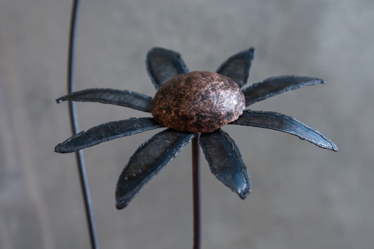 Metal Flowers Wrought Iron Daisy Metal Art by - Etsy