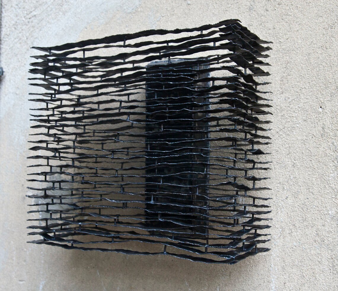 Industrial Metal Wall Sculpture, Colt Wrought Iron, Steel Art by ...