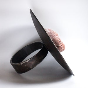Giant Engagement Ring, Stone and Metal Sculptural Object in Luxurious ...