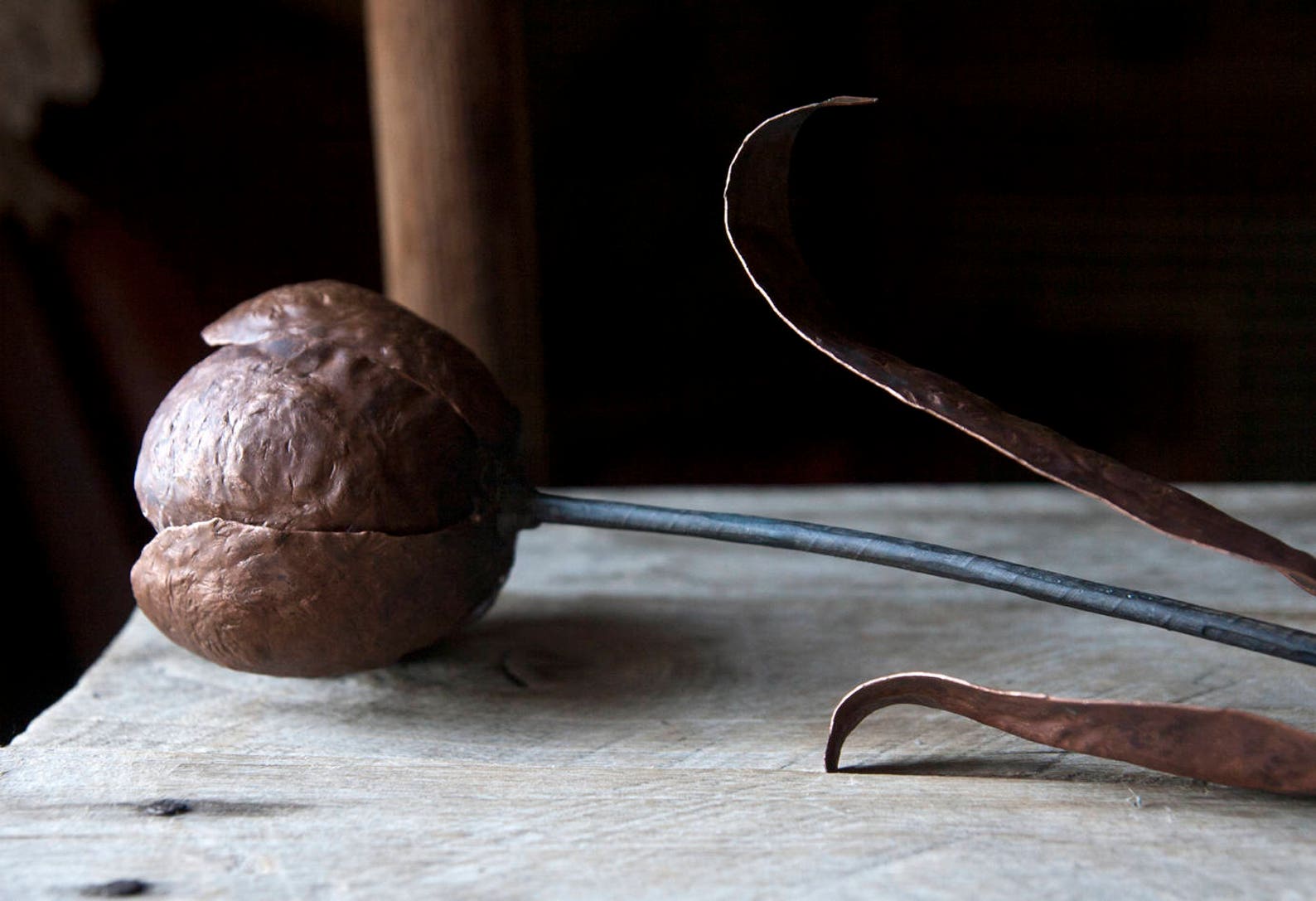 Copper Tulip, Metal Flower, Garden Sculpture Unusual Flower 7 ...