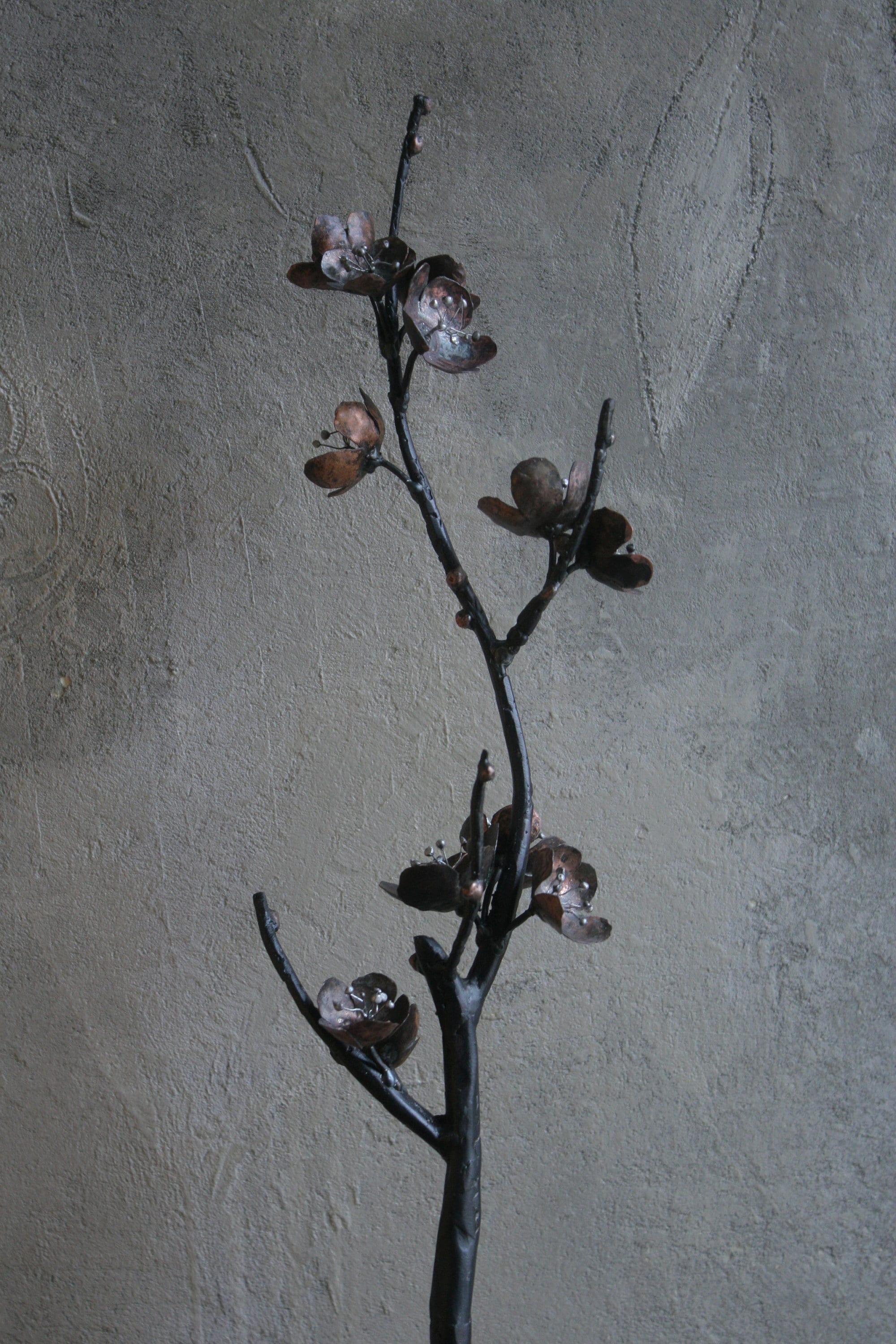 Metal flower sculpture Japanese cherry blossom sakura made | Etsy