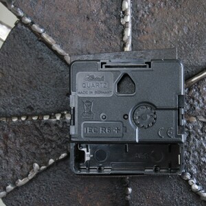 Metal Industrial Clock, Absolutely Stunning Round Wall Clock, Non ...