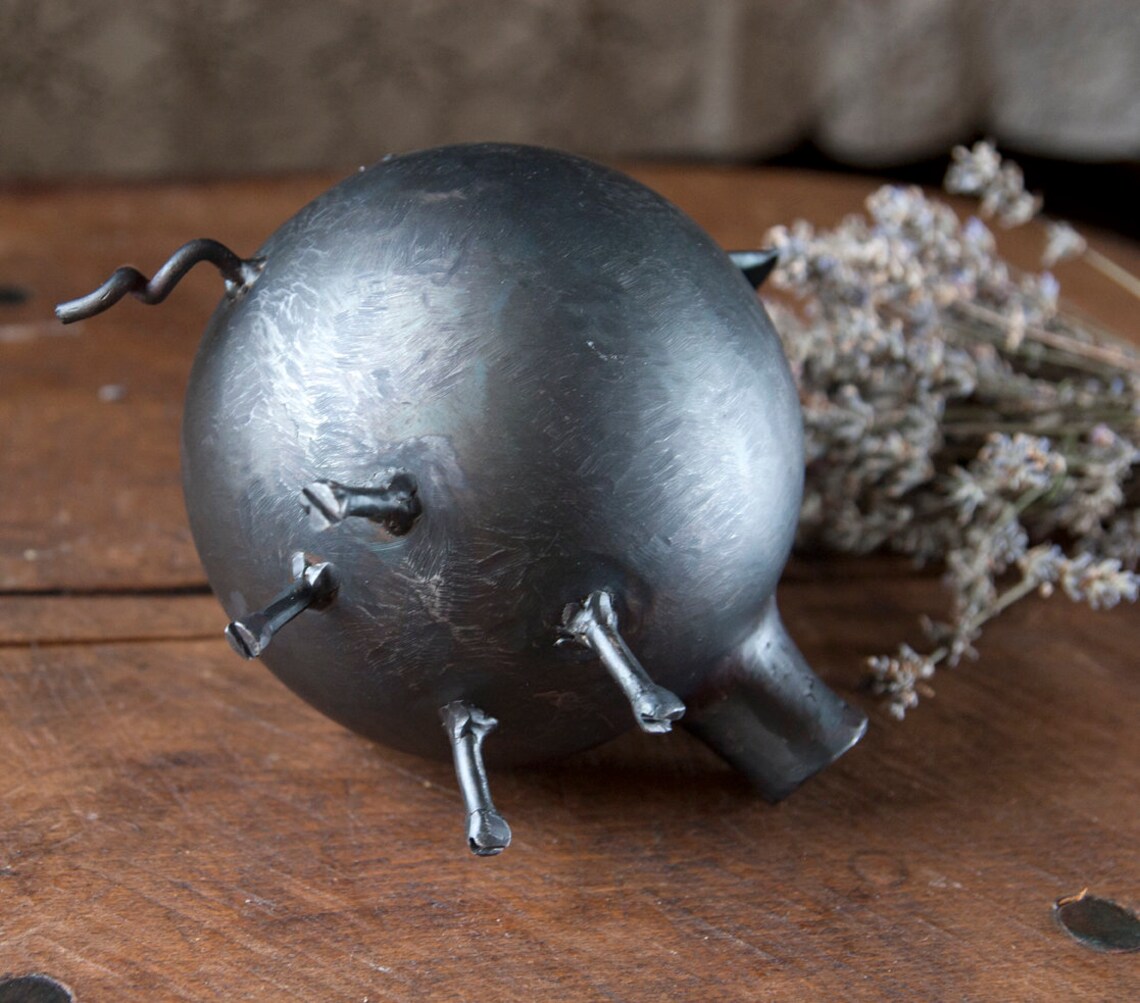 Piggy Bank Metal Sculpture Funny Pig Forged Iron Welded 3D | Etsy