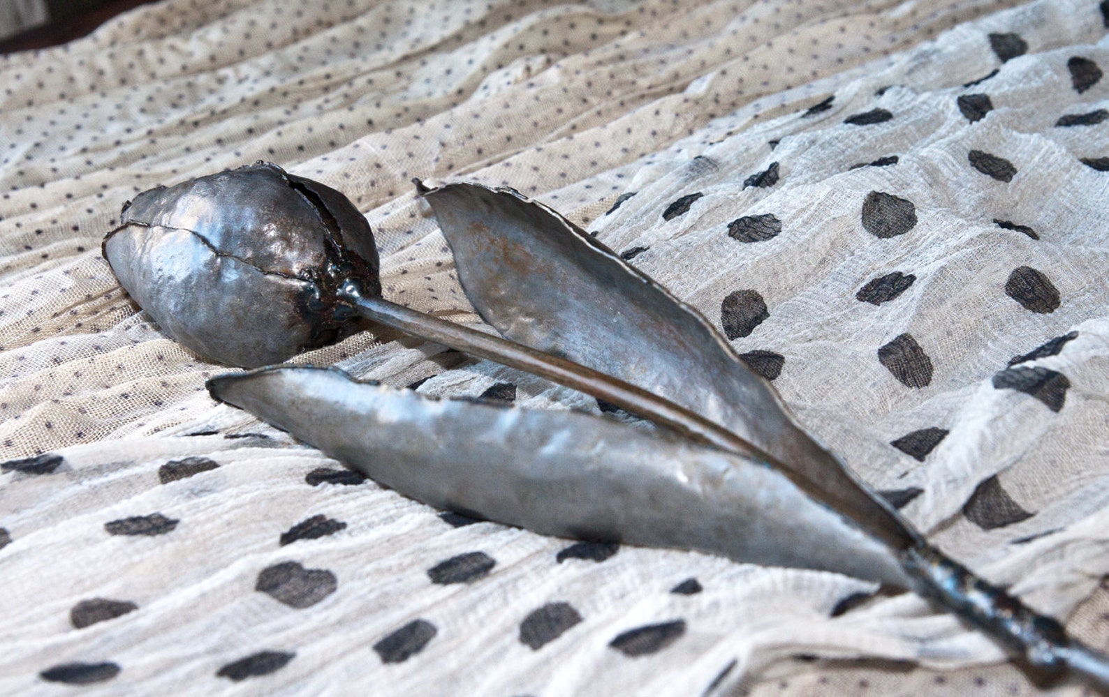 Unique Sculpture Мetal Tulip Amazing Metal Flower Welded - Etsy