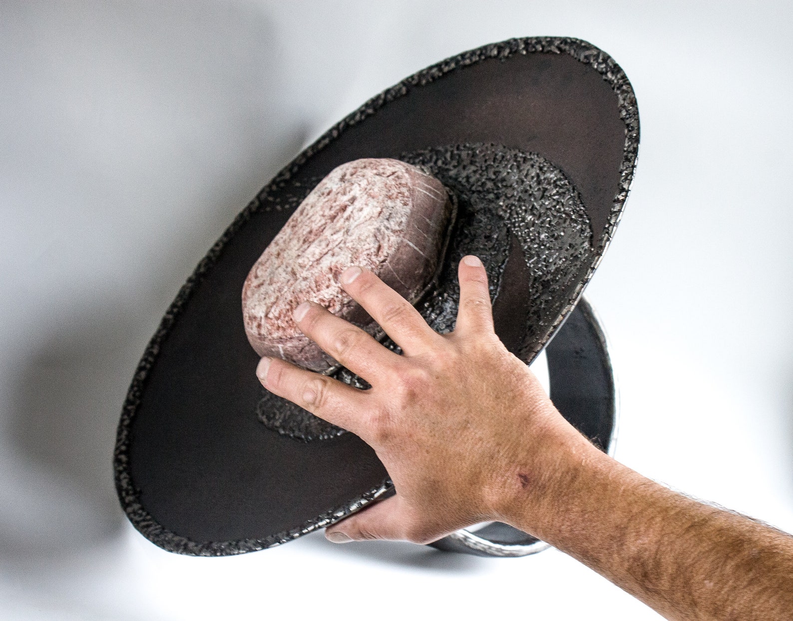 Giant Engagement Ring, Stone and Metal Sculptural Object in Luxurious ...