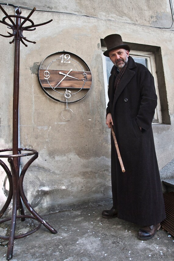 Large Pendulum Wall Clock modern industrial clock supreme | Etsy