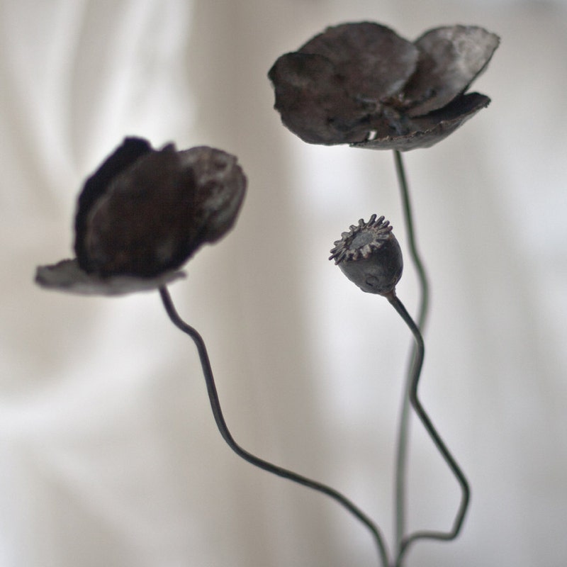 Metal Flowers - Etsy