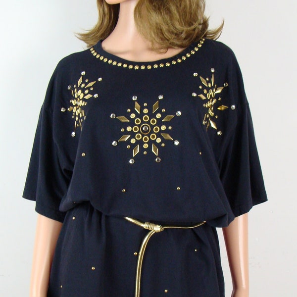 Vintage Bedazzled Top - Etsy