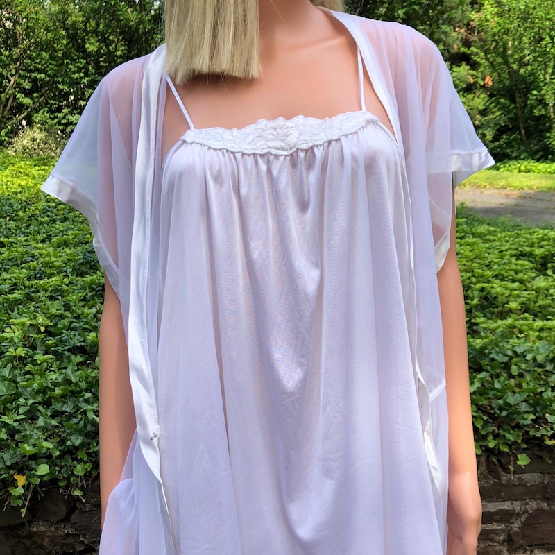 Sheer Peignoir Nightie - Etsy