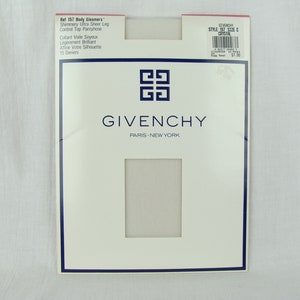 Vintage Givenchy Tights 90s NOS Body Gleamers Shimmery Ultra Sheer Leg ...