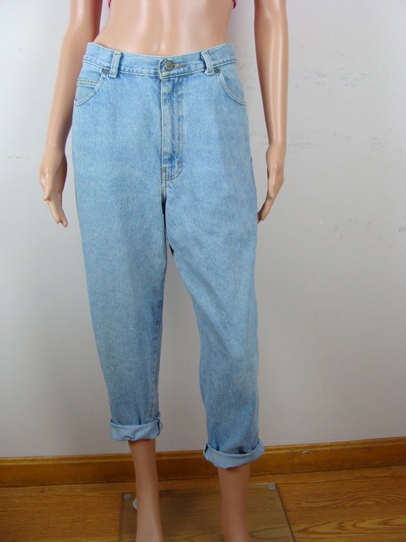 Vintage Sasson Jeans 80s High Waisted Tapered Leg Lig… - Gem