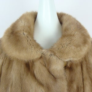 Vintage Mink Coat 50s Short Real Fur Jacket Luxurious Soft Glam 1950s ...
