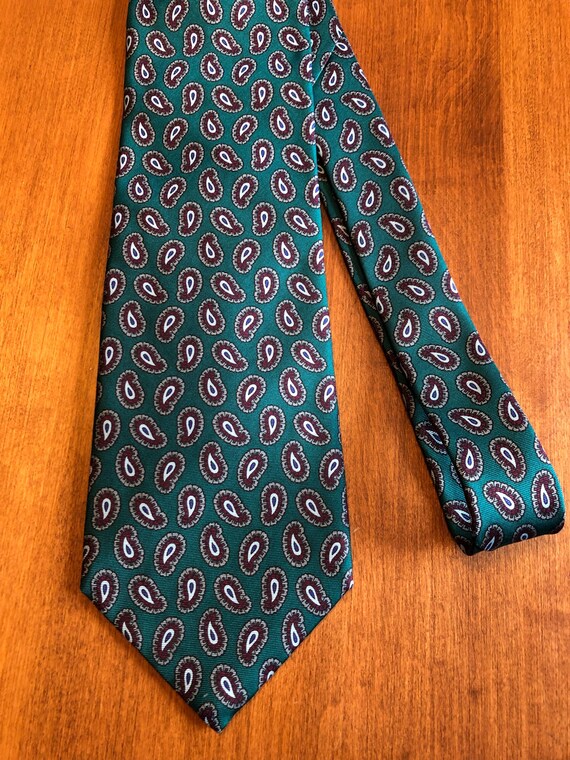 Vintage Christian Dior Silk Tie 80s Designer Necktie … - Gem