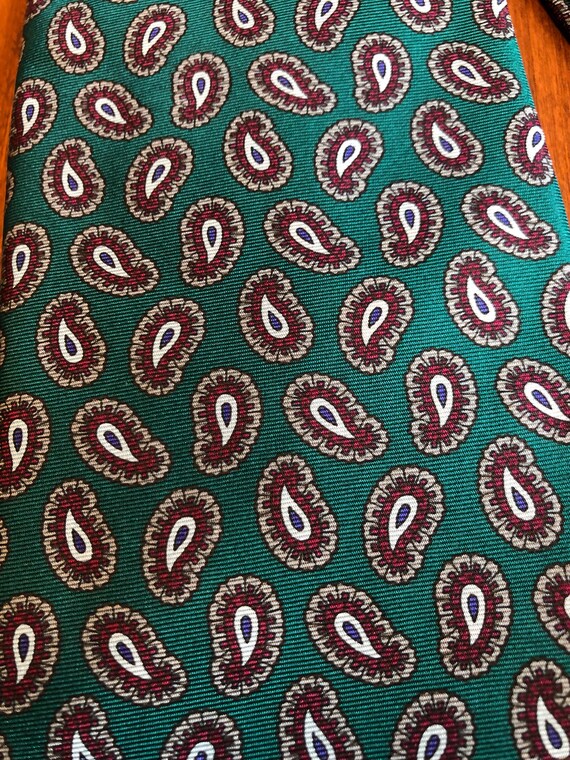 Vintage Christian Dior Silk Tie 80s Designer Necktie … - Gem