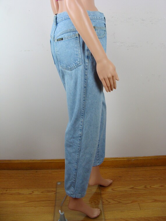 Vintage Sasson Jeans 80s High Waisted Tapered Leg Lig… - Gem