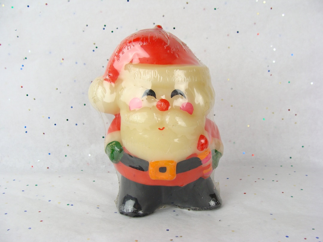 Vintage Santa Candle 70s Guild House Christmas Candle Retro Holiday ...